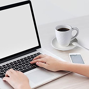 Hoikwo Gifts Mugs, White Stylish Coffee Mugs Set of 6, 11.8 Oz White Ceramic Stoneware Different Patterns Mugs Cups with Handle for Coffee, Tea, Cocoa, Milk, Compatible with Various Kitchen