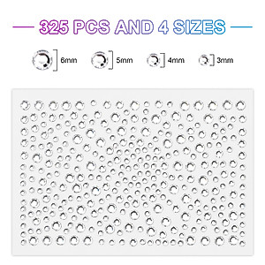 Face Gems Self Adhesive Face Rhinestones for Makeup Festival Face Jewels, Stick On Rhinestones Hair Gems, Rhinestones Stickers for Makeup, Face, Hair, Eye, Nail, Crafts (Colourful)