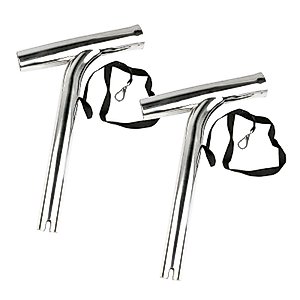 2PCS Stainless Steel Outrigger Fishing Rod Holder for Marine Boat Yacht