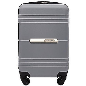 Travelers Club Richmond Spinner Luggage, Charcoal, Carry-On 20-Inch