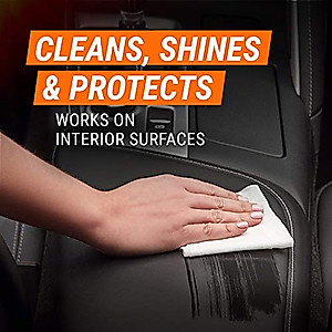 Car Protectant Wipes by Armor All, Interior Car Wipes with UV Protection Against Cracking and Fading, 60 Count