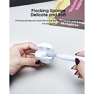 AGhappy Cleaner Kit for Airpods 1 2 3, 6 in 1Multi-Function Cleaning Pen for Earbuds Bluetooth Earphones Case Soft Brush Tools for Lego Huawei Samsung MI Earbuds PC Laptop Pro Camera Lens