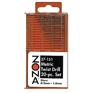 Zona 37-151 High Speed Steel Twist Drill Set, Metric