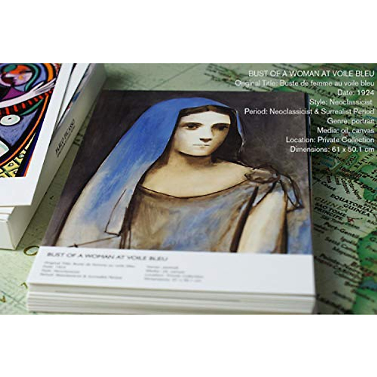 Beautiful Art Postcards set of 30 Post card of Pablo Picasso variety pack Famous Painting Scenery,4 x 6 Inches