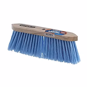 Broom Refill Head for Kitchen and Home Broom - Heavy Duty Household Broom Easy Sweeping Dust and Wisp Floors and Corners (Blue- Synthetic)