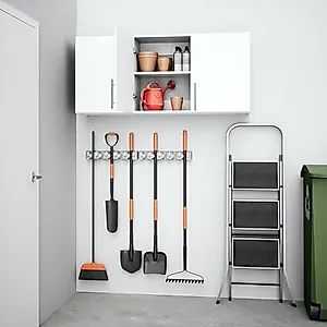 Prepac Elite 3-Door Wall Cabinet/Pantry Storage Cabinet | White, 54W x 24H x 12D | Versatile Garage Wall Cabinet by Prepac