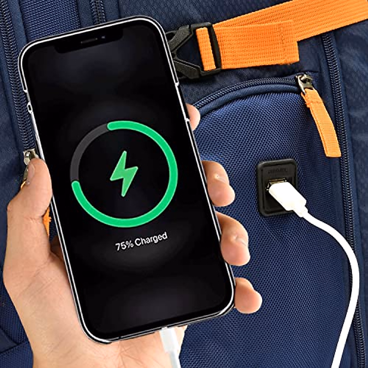 Traveler's Choice Hollin's Trek 19-inch Luggage Backpack, Navy