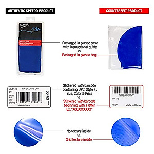 Speedo Unisex-Adult Swim Cap Silicone Elastomeric