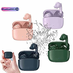 TBIIEXFL Headphone Earphones Waterproof Earpieces Sport Earbuds for Music Headset 5.0 (Color : Black)