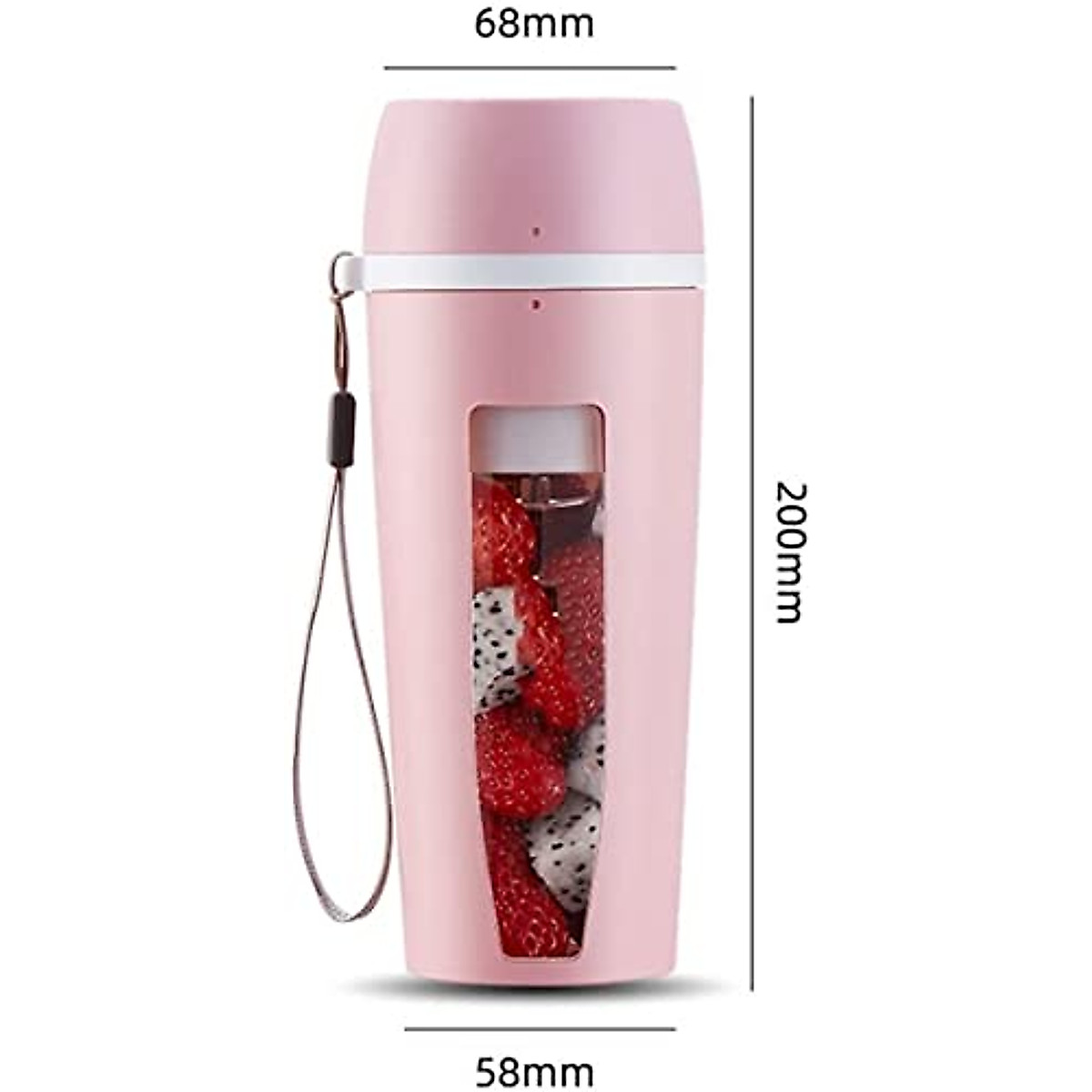 MXJCC Portable Blender, Personal size blender Smoothie Maker Blender, Personal Smoothie Mixer, Usb Rechargeable Smoothie Blender