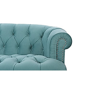 Jennifer Taylor Home La Rosa Sofa, Arctic Blue