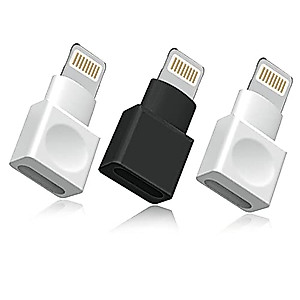 Lightning Extender Adapter,3Pack Apple MFI Certified iPhone Charger Extension dongle Lightning Male to Female Dock Extender for iPhone 14 13 12 11 X XS XR 8 7 6 Transfer Audio Video Data Charging
