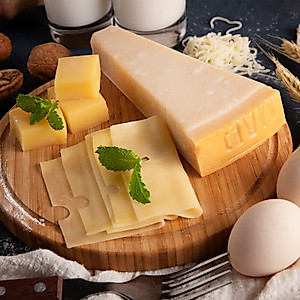 SanKitc 3 Pcs Cheese Slicer Tools Stainless Steel Kitchen Gadgets Including Cheese Slicing Knife, Cheese Cubing Knife and Cheese Grater