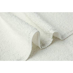 Cotton Bath Towels Set White 22" x 44" Pack of 6 Ultra Soft 100% Cotton Bath Towel White Highly Absorbent Daily Usage Bath Towel Ideal for Pool Home Gym Spa Hotel