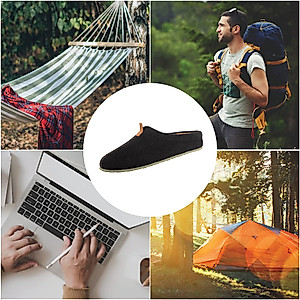 Acorn mens Algae-infused Recycled Parker Hoodback Slipper, Black, 9 10 US