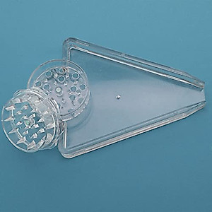 Large Grinder and Tray with Funnel - 7.25 inch X 5 inch - Spice Grinder