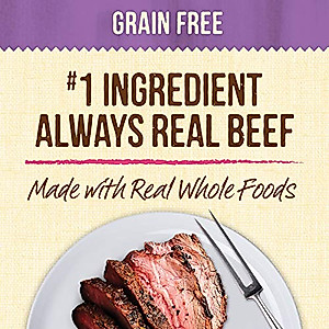 Merrick Lil' Plates Grain Free Small Dog Food, Itsy Bitsy Beef Stew Recipe, Wet Dog Food - (12) 3.5 oz. Tubs