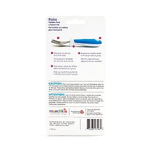 Munchkin Raise 4 Pack Toddler Fork and Spoon, Pink/Purple