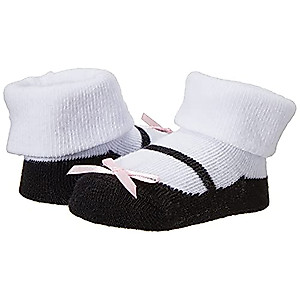 Hudson Baby girls Socks Giftset Headband, Toile, One Size US