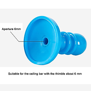 4 PC Camping Pole Toppers Tent Poles Lightning Protector Insulated for Camping Hiking Backpacker (Green)