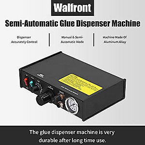 Semi Automatic Glue Dispenser Machine Solder Paste Controller Glue Dropper Glue Liquid Adhesive Dispenser Timer Controlled(AC110V US Plug)