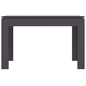 YPWRENH Coffee Table Cocktail Table Dining Table Gray 47.2"x23.6"x29.9" Engineered Wood for Dining Room, Kitchen or Living Room