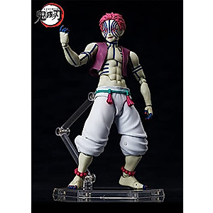 FREEing Demon Slayer: Kimetsu no Yaiba: Akaza Figma Action Figure, Multicolor