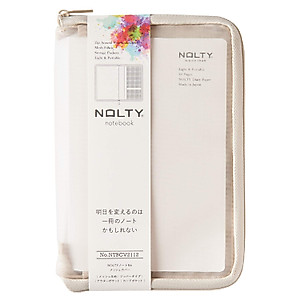 日本能率協会マネジメントセンター NOLTY NTBCV2112 Notebook Cover, B6, Mesh, Beige, Japan Management Center