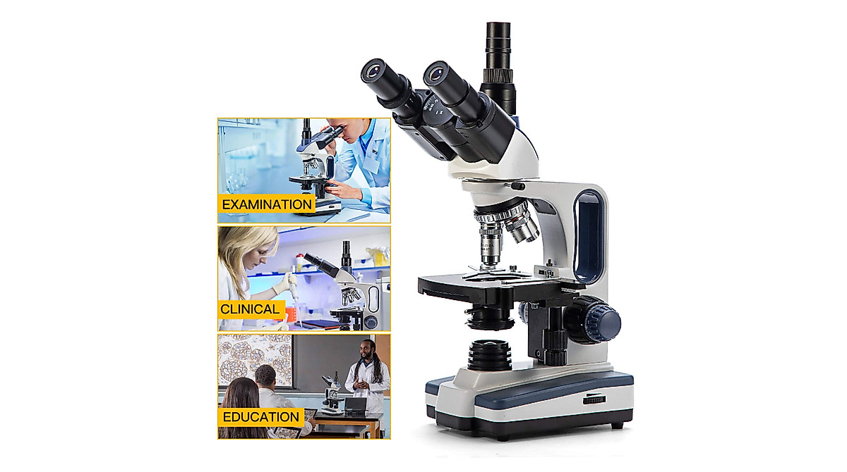 Swift SW350T Trinocular Microscope | 40X-2500X Magnification