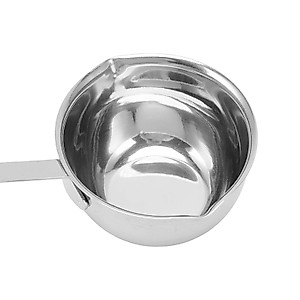 Butter Warmer Pot, Mini Stainless Steel All in One Pot, Flat Induction Bottom Small Saucepan, Cooking Tool For Milk Butter Warmer(300ML)