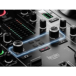 Hercules DJControl Inpulse 500: 2-deck USB DJ controller for Serato DJ and DJUCED (included)