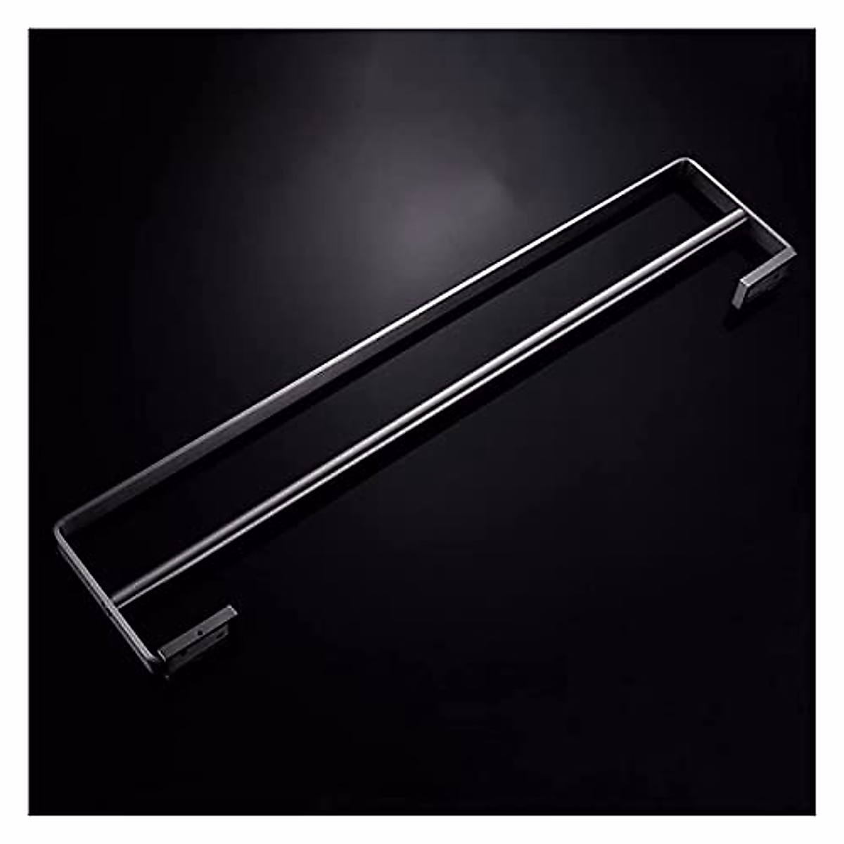 TOWEL BAR RACK Towel Rack Towel Bar Wall-Mounted Towel Bar, Stainless Steel Towel Rack Bathroom Towel Holders, Double Rails Bath Storage Shelf Bathroom Accessories Towel Storage Holder Bathroom Hardwa