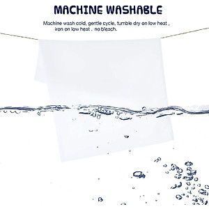 Youth Pillowcase 16" x 22" Size Pack of 2 Pieces Kids Travel Pillow Cover Zipper Closure 500 Thread Count 100% Egyptian Cotton & Hypoallergenic Fits Pillows Sized 12x16, 13x18 or 14x19 White