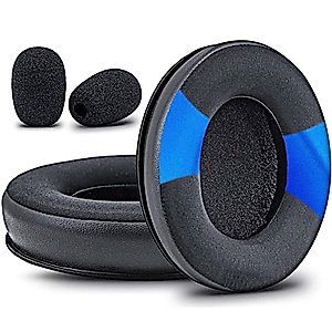 Revolver Cooling Gel Ear Pads for Cloud Revolver / Revolver S Headset I Thicker Enhanced Memory Foam - Hybrid Sport Fabric More Comfort by DIMOST