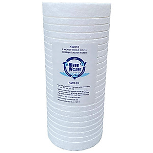 KleenWater KW810 Replacement Water Filter Compatible With Whirlpool WHKF-GD25BB Aqua-Pure AP810, AP801 GE GXWH30C GXWH35F GWWH40, Set of 4