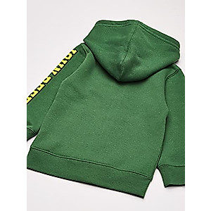 John Deere baby boys Fleece Zip Hoody Hooded Sweatshirt, Green, 4T US
