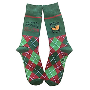 All I Want For Christmas is Bourbon Men's Socks