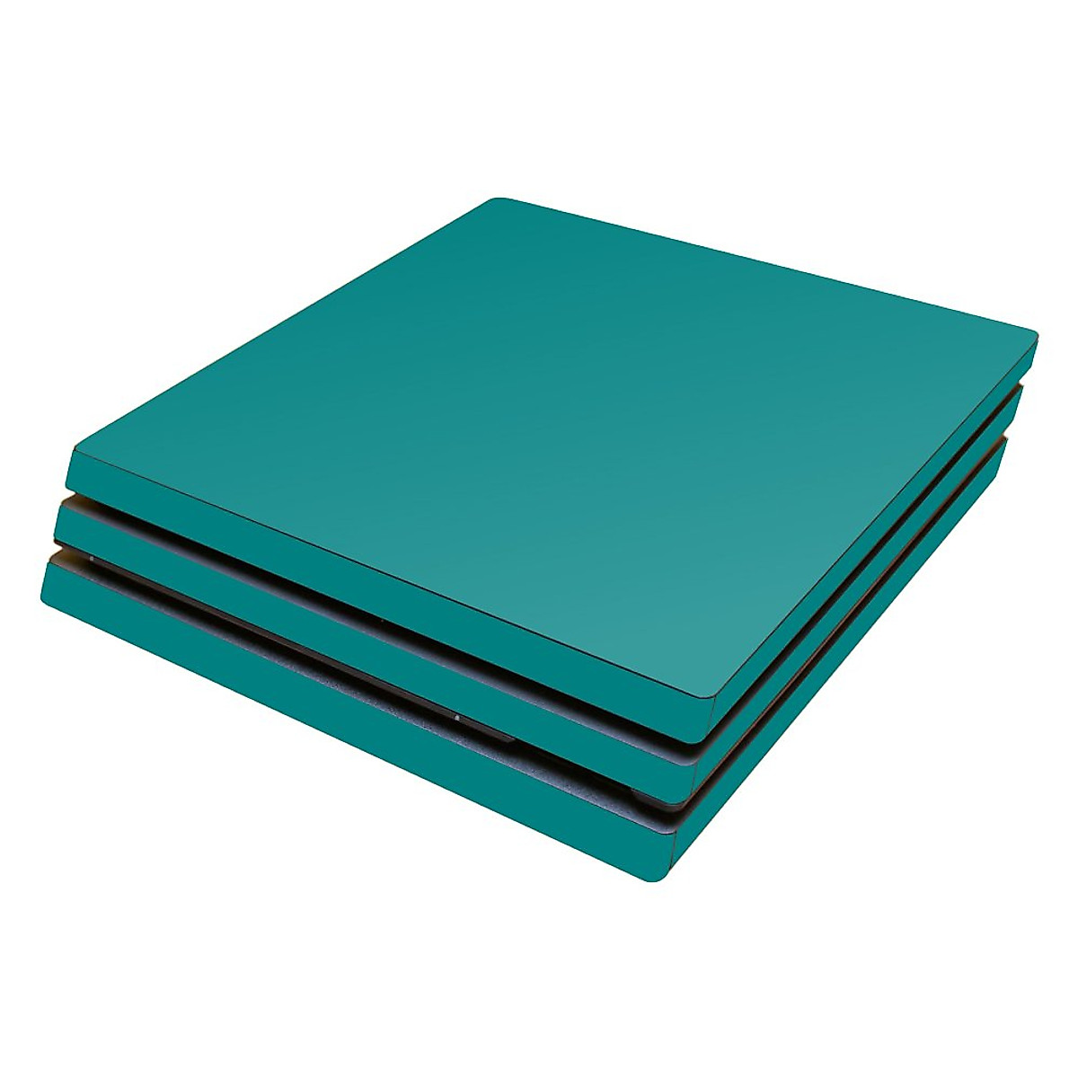 MightySkins Skin Compatible with Sony PS4 Pro Console - Solid Teal | Protective, Durable, and Unique Vinyl Decal wrap Cover | Easy to Apply, Remove, and Change Styles | Made in The USA