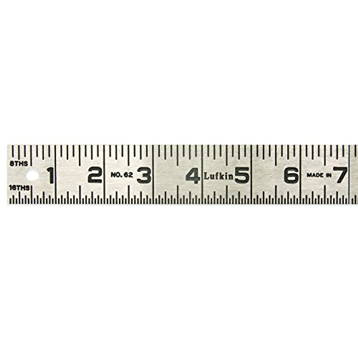 Crescent Lufkin 1-1/4" x 3' Steel Rule - 623FTN , Black