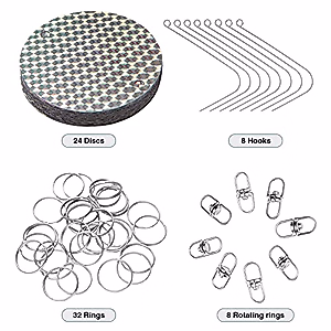 Bird Scare Devices,Woodpecker Outdoor Reflective Discs-Reflector Products Keep Birds Away from Flying into Windows