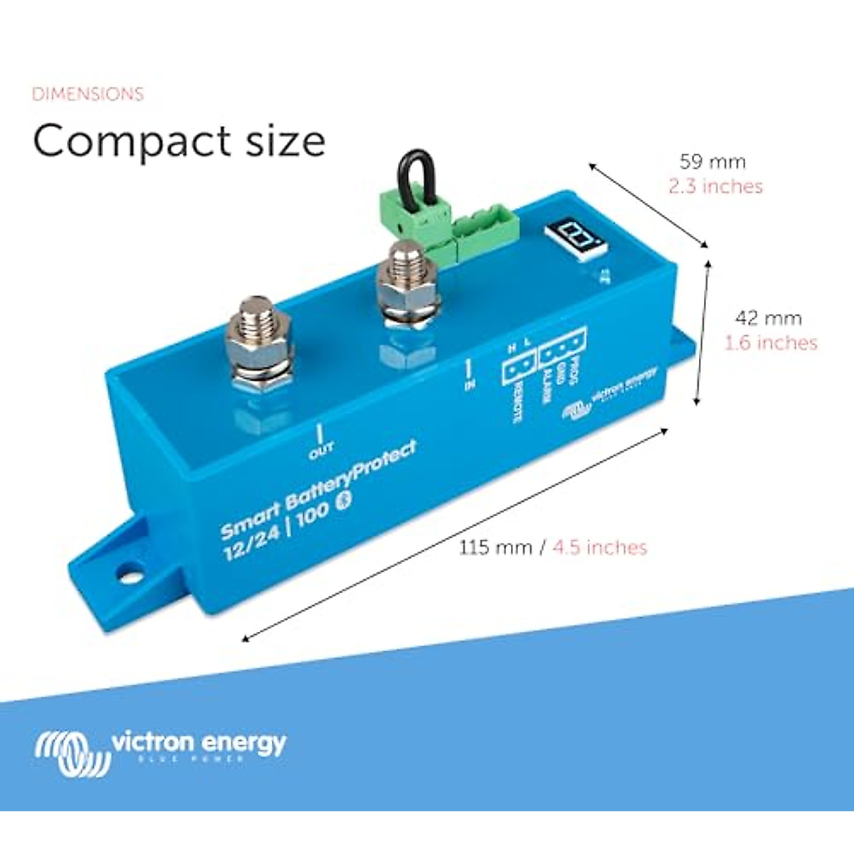 Victron Energy Smart BatteryProtect 12/24-Volt 100 amp (Bluetooth)