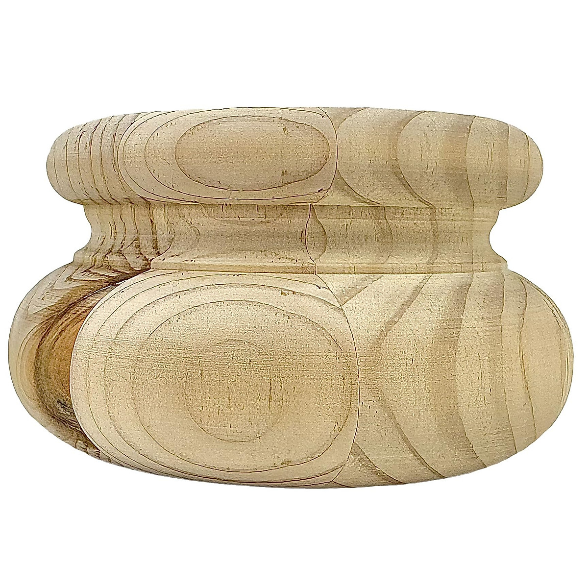Highland Manor Wood Products Massive Wakefield Bun Foot - 2 1/2" Tall x 4 1/2" Wide (Pine) (Set of 4)