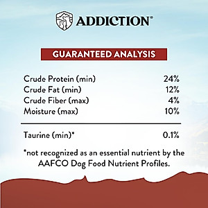 Addiction Viva La Venison Premium Grain-Free Dry Dog Food - Single Protein & Novel Meat with Probiotics - No Chicken, Beef, or Turkey - Ideal for All Dogs & Puppies 4lb - 4 Packs