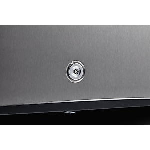 Whynter CUF-112SS Mini, 1.1 Cubic Foot Energy Star Rated Small Upright Freezer with Lock, Stainless Steel