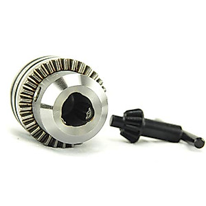 HD Mag Drill Chuck 5/8" & THREADED Weldon Shank 3/4" Adapter for Magnetic Drill - Heavy Duty by BLUEROCK Tools