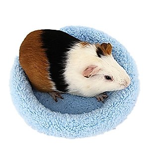 Hamster Bed Soft Warm Cushion for Small Animal - Comfortable Sleep Mat Pad for Guinea Pigs/Hedgehog/Squirrel/Mice/Rats/Chinchilla Nest House