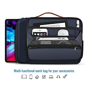 Fintie INPAC 12.9-13 Inch Tablet Laptop Sleeve Case, Briefcase Shoulder Bag for MacBook Pro, MacBook Air, iPad Pro/Air 12.9-13