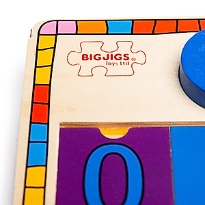 Bigjigs Toys Wooden Learn to Count Stacking Toy