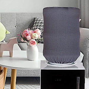 Water Dispenser Barrel Covers for 5 Gallon Water Bottle, Fabric Durable Water Cooler Dust Proof Covers For Decor, Reusable Furniture Standard Cover Protector For Home, Office (Grey)