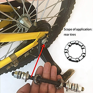 YouU UoYu Crank Bearing 5/16" Ball Size x 7/9/12 Balls for Bicycle Crank Bike Crank Bikes Beach Cruiser limos Stretch Bicycles (5/16''x7/2pcs)